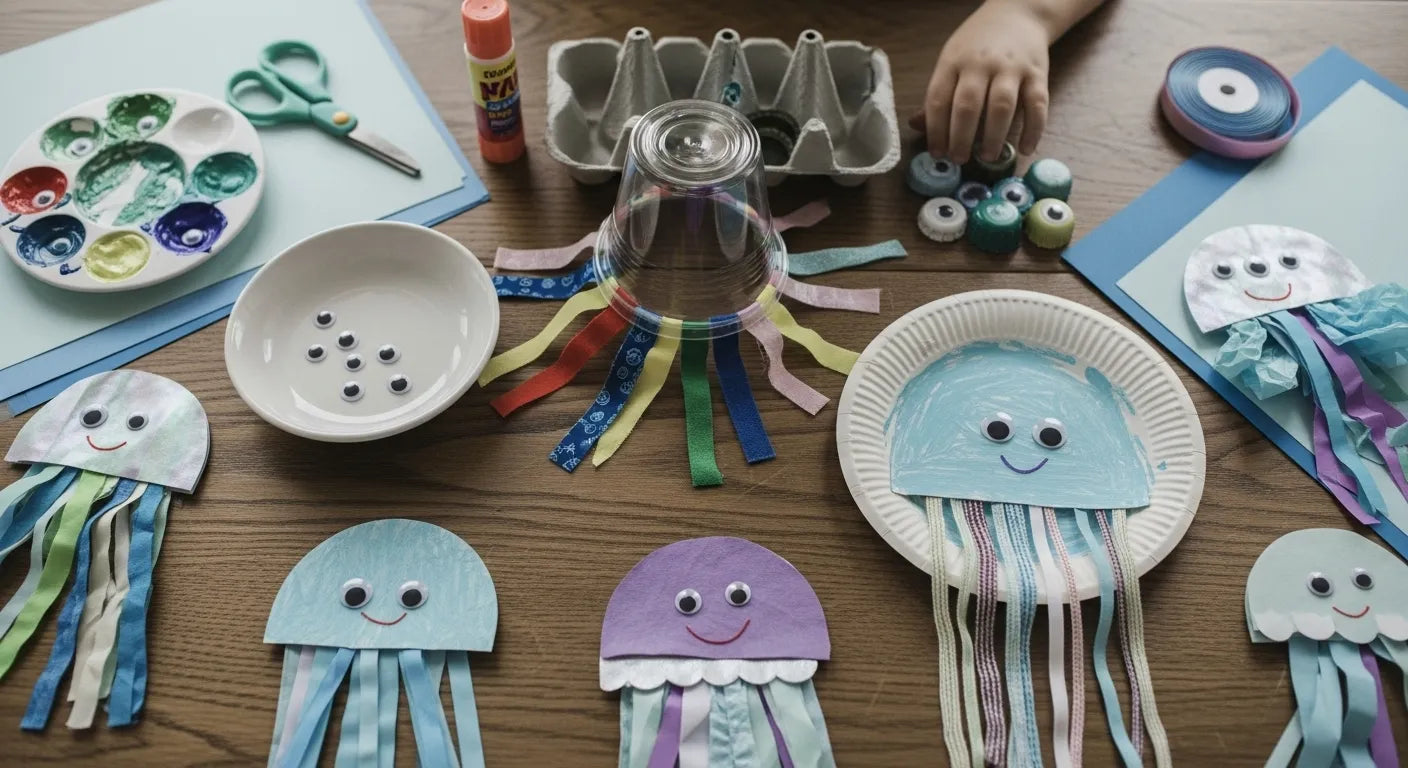 Jellyfish Craft for Kids: Dive into Ocean STEM Fun | I'm the Chef Too