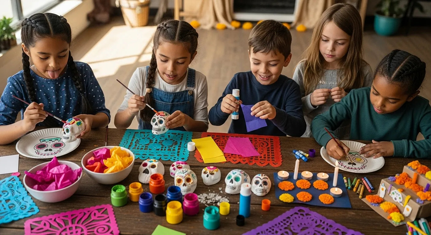 Joyful Dia de los Muertos Arts & Crafts for Kids | I'm the Chef Too
