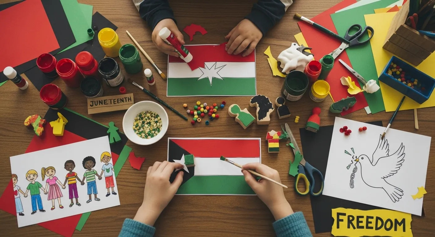 Juneteenth Arts and Crafts for Kids: Celebrating Freedom Through ...