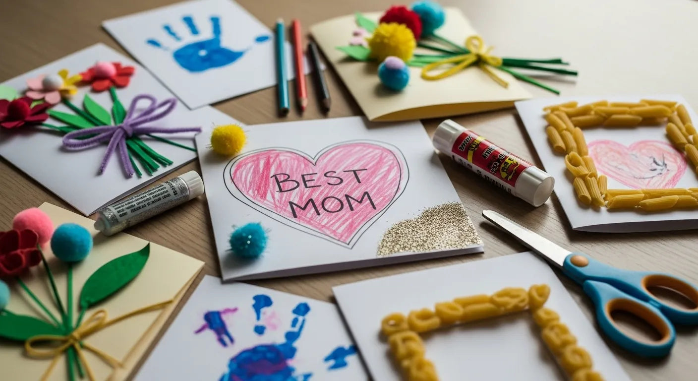Kids' Homemade Mother's Day Card Crafts | I'm the Chef Too
