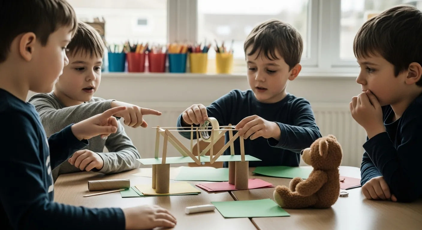 Kids' Teddy Bear Bridge STEM Challenge: Engineering Fun for Little ...
