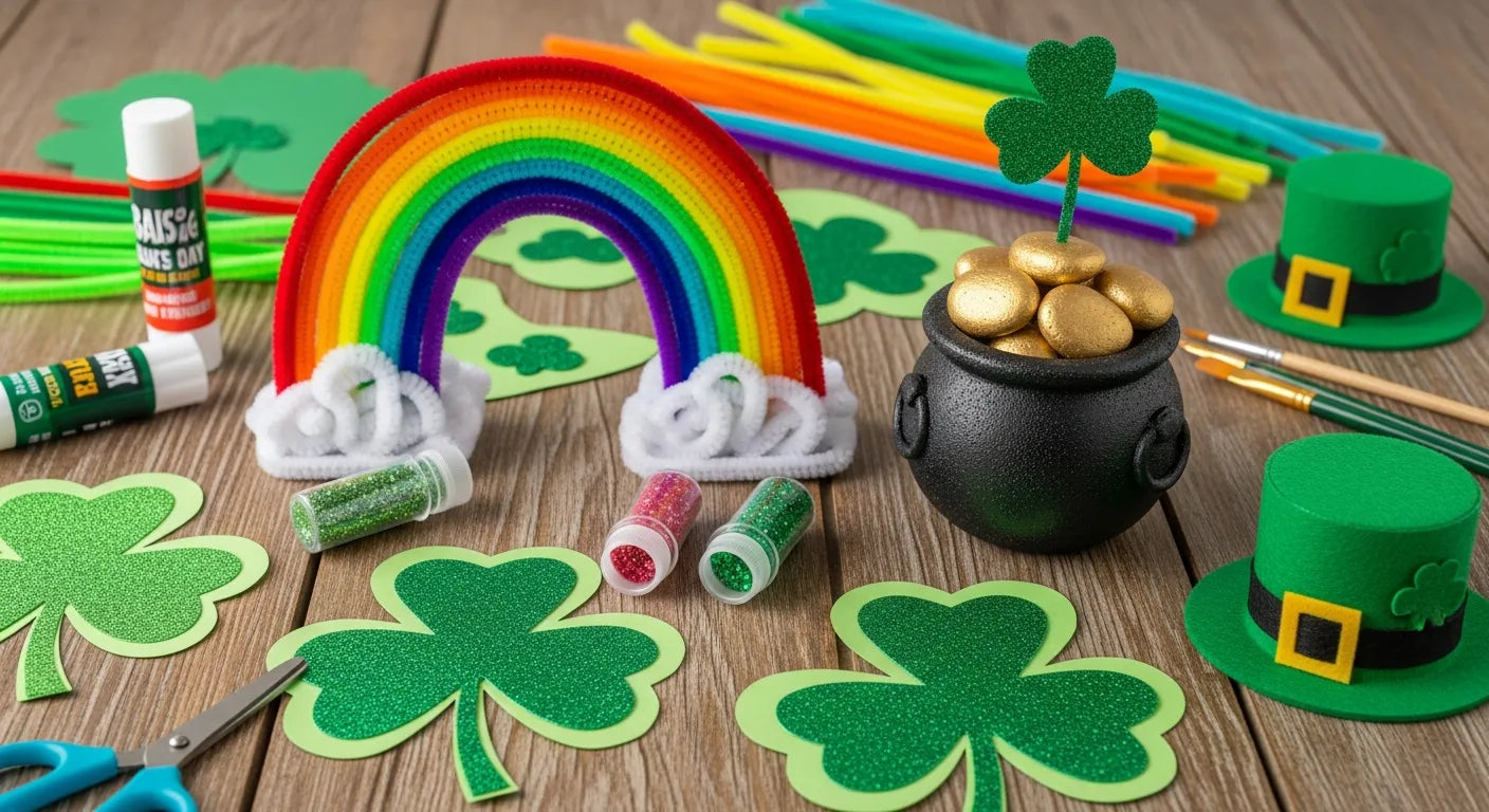 Lucky St. Patrick's Day Crafts for Kids: A Rainbow of Fun! | I'm the ...