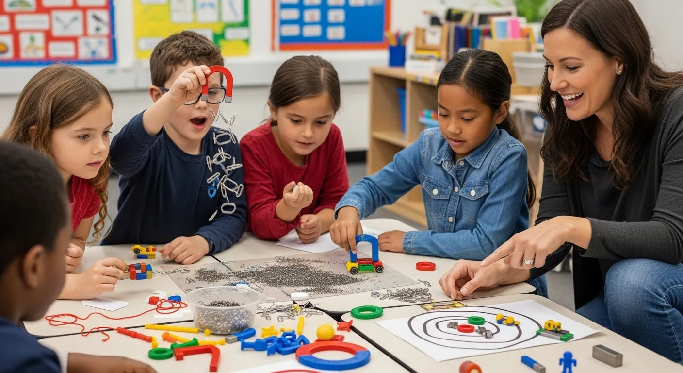 Magnet STEM Challenge: Unlocking Invisible Forces with Hands-On Fun | I ...
