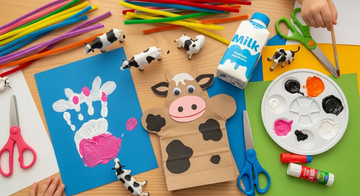 Moo-velous Adventures: Engaging Cow Crafts for Kids | I'm the Chef Too