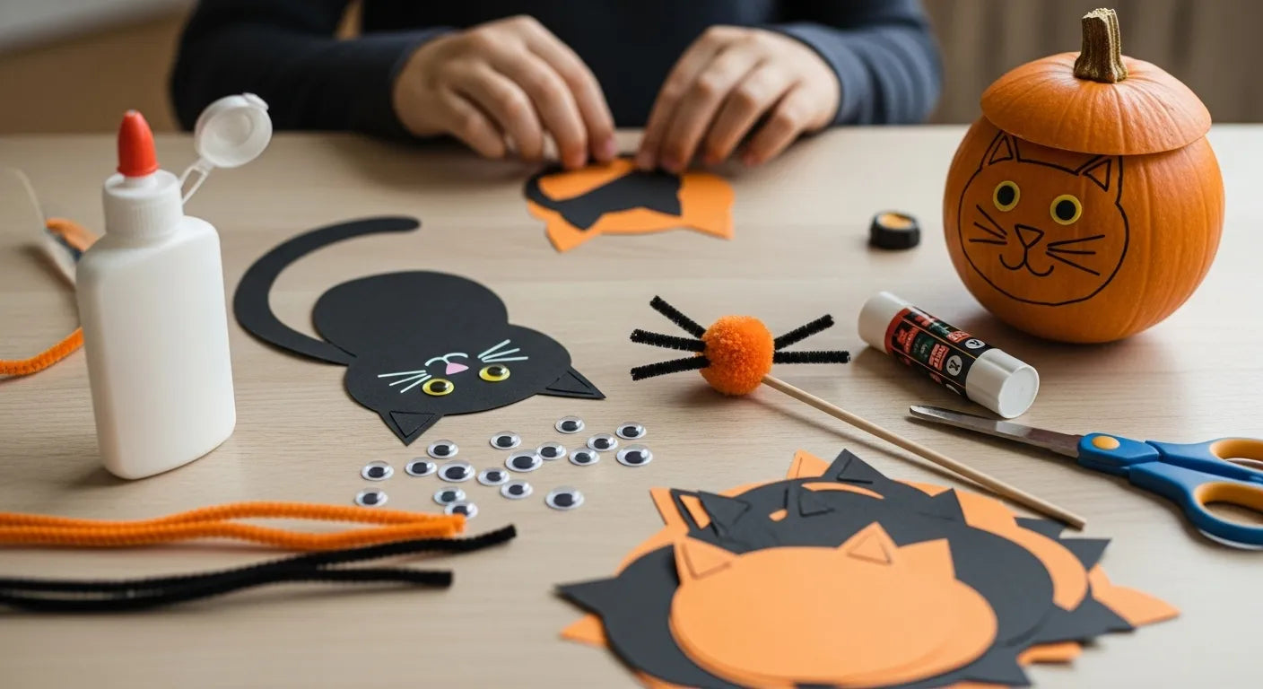 Paws-itively Spooky Fun: Halloween Cat Crafts for Kids | I'm the Chef Too