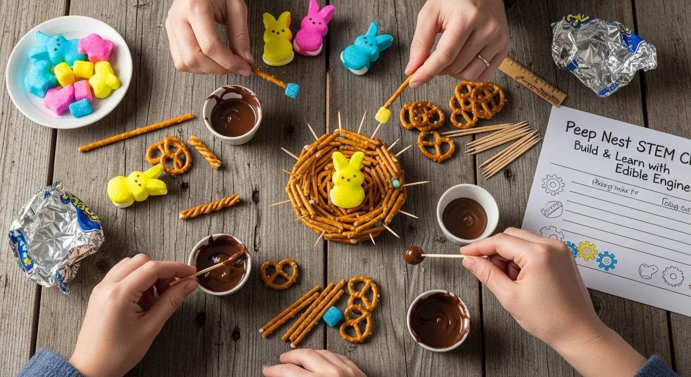 Peep Nest STEM Challenge: Build & Learn with Edible Engineering | I'm ...