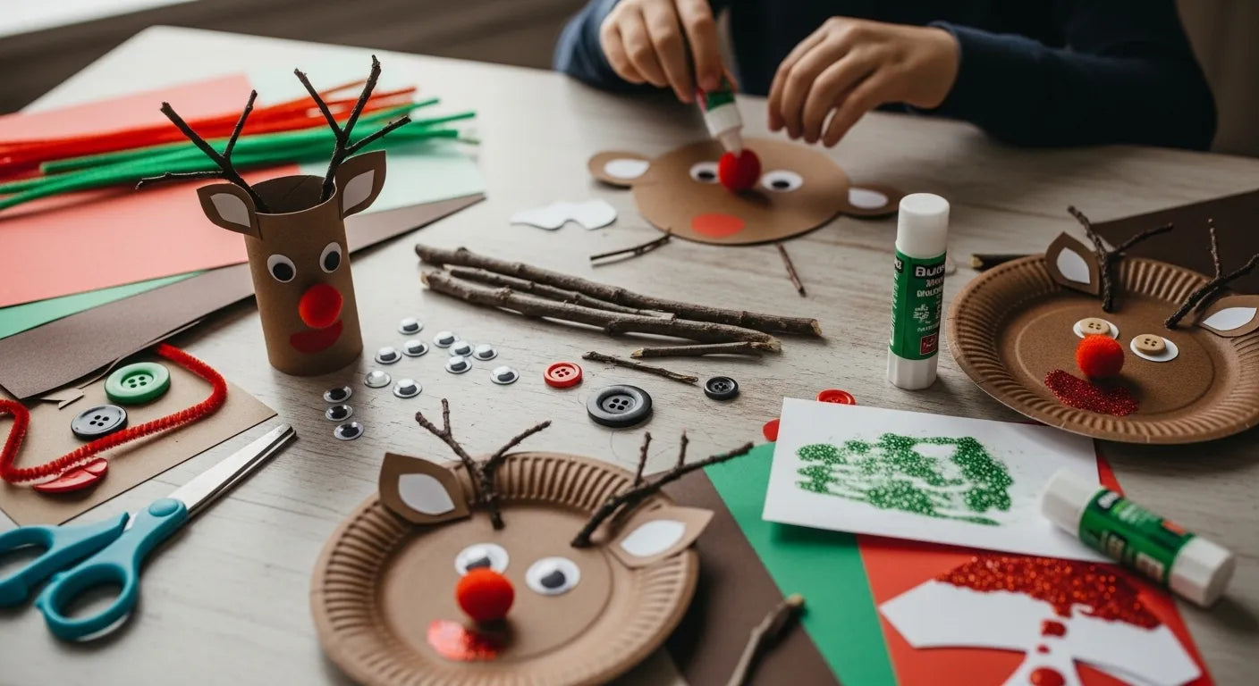 Rudolph Craft Fun: Creative Ideas for Kids | I'm the Chef Too