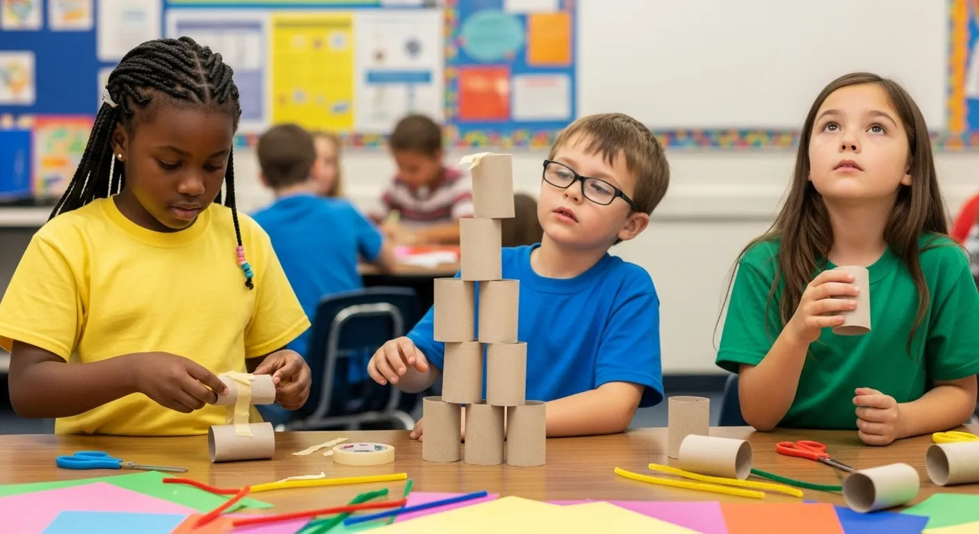 Spark Curiosity: Toilet Paper Roll STEM Challenges | I'm the Chef Too