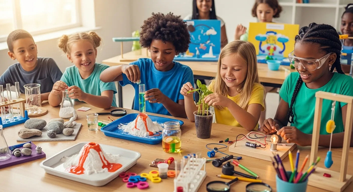 25 Fun & Easy STEM Science Fair Projects for Kids
