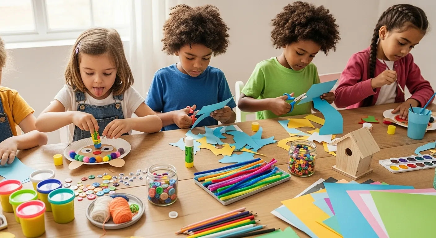 Sparking Joy & Learning: Fun Easy Kids Crafts for Every Age | I'm the Chef Too