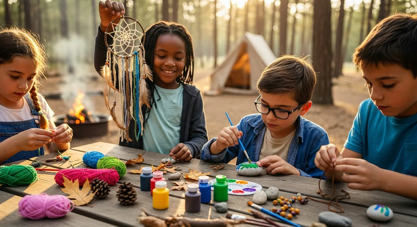Sparking Joy Outdoors: Engaging Camping Crafts for Kids | I'm the Chef Too