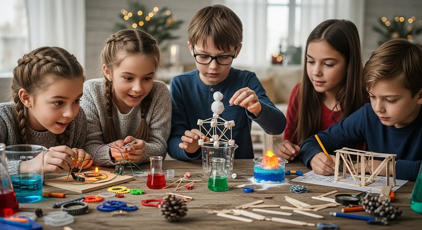 Sparking Wonder: Fun December STEM Challenges for Kids | I'm the Chef Too