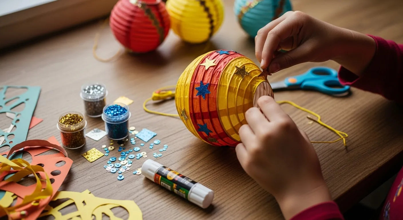 Sparkling Diwali Lantern Craft for Kids | I'm the Chef Too