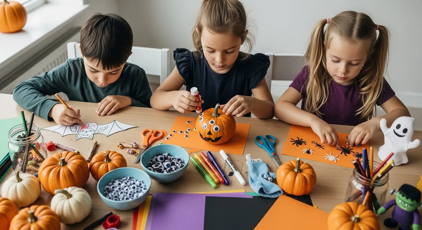 Spook-tacular Fun: Easy Halloween Craft for Kids | I'm the Chef Too