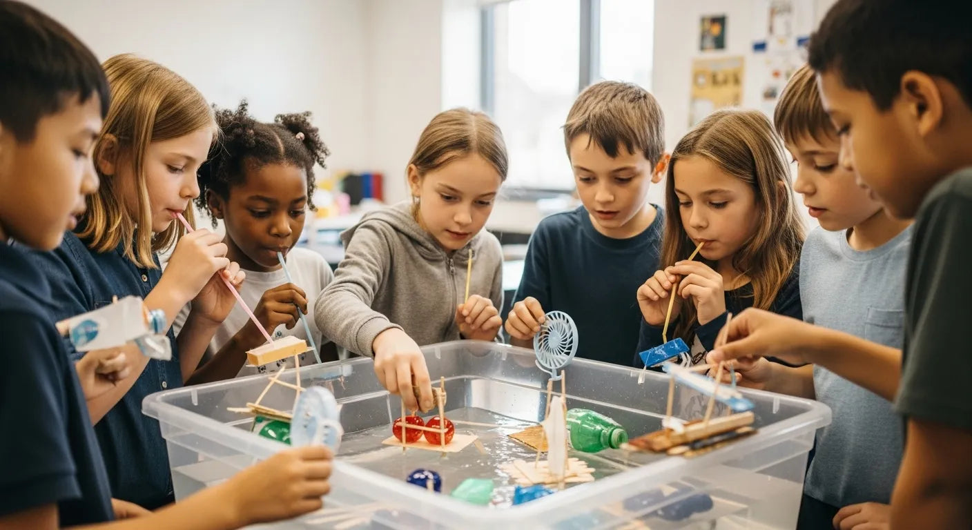 STEM Challenge: Building Boats for Buoyancy & Speed | I'm the Chef Too