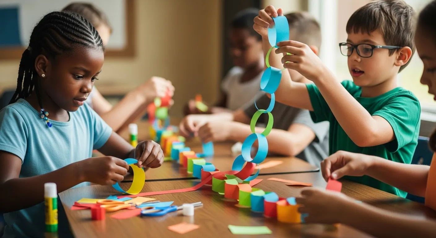 Stem Paper Chain Challenge: Build & Learn | I'm the Chef Too