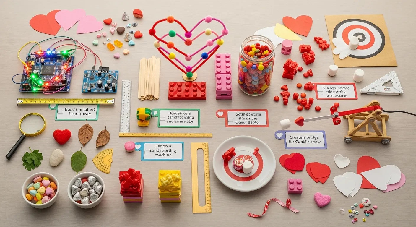 Sweet STEM: Fun Valentine's Day Challenges for Kids | I'm the Chef Too
