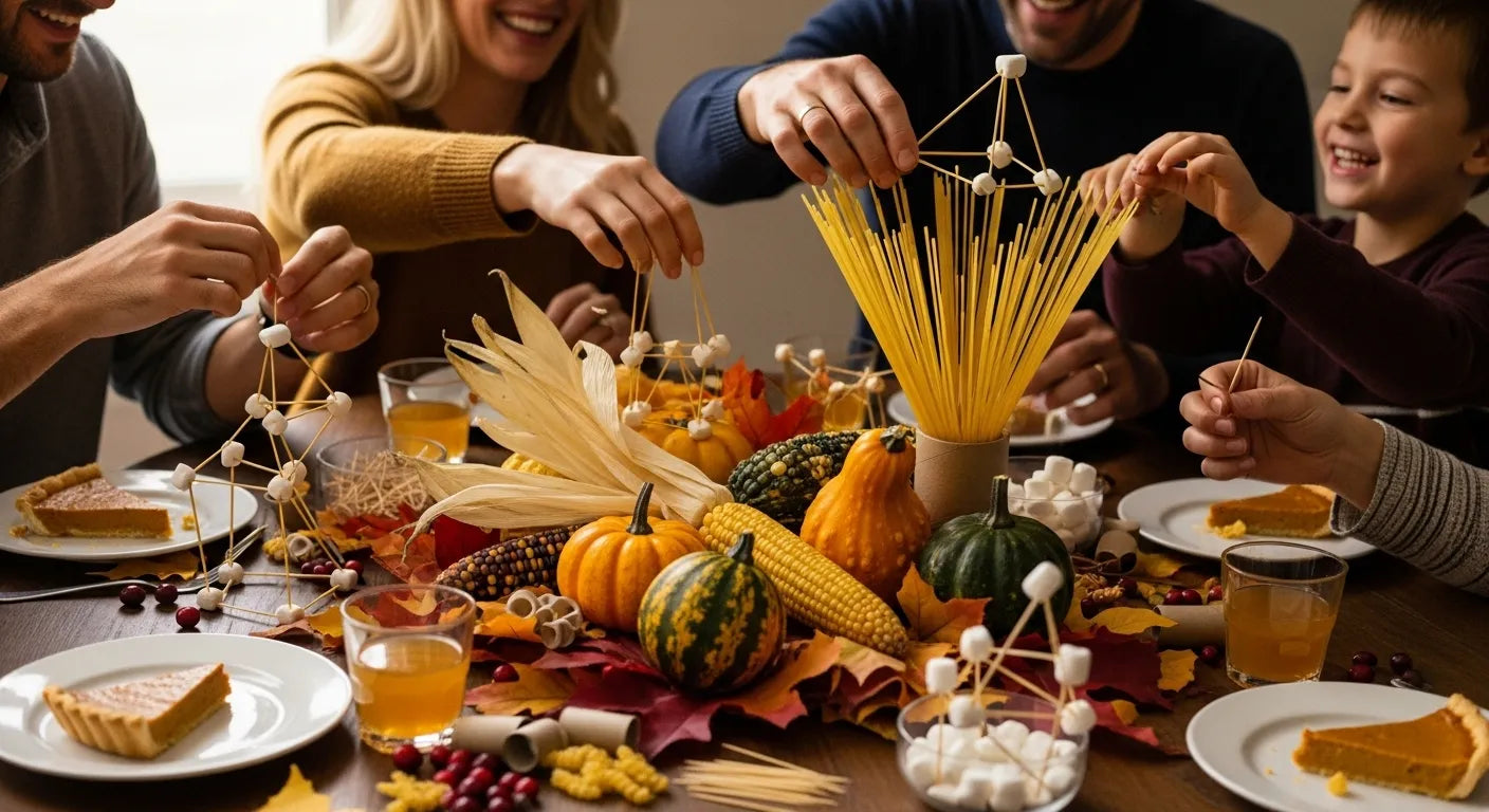 Thanksgiving Table STEM Challenge: Festive Family Fun | I'm the Chef Too