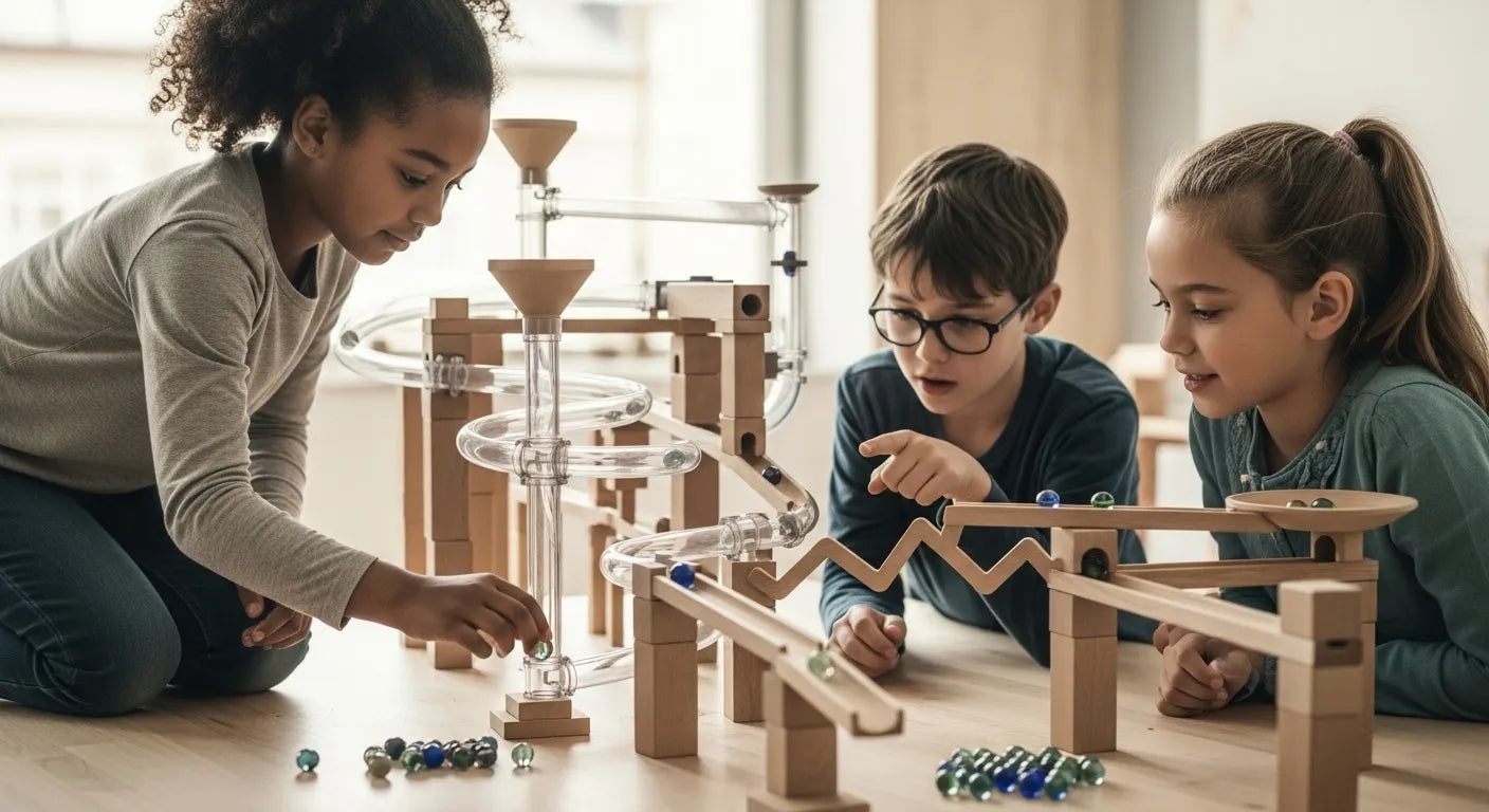 The Marble Run Challenge: STEM Adventures for Kids | I'm the Chef Too