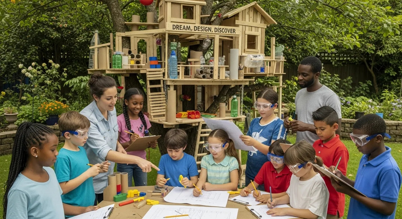 The STEM Tree House Challenge: Dream, Design, Discover | I'm the Chef Too