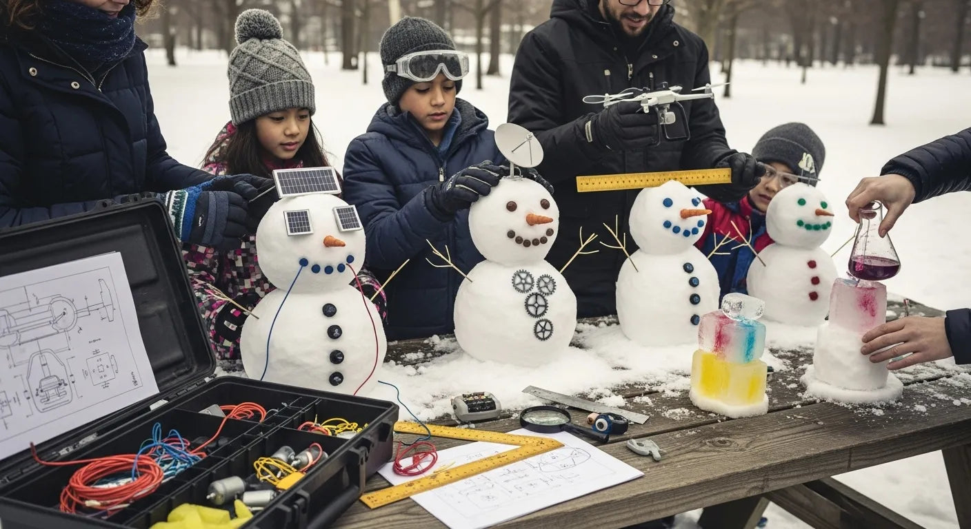 Uncorking Creativity: The Ultimate STEM Snowman Challenge | I'm the ...