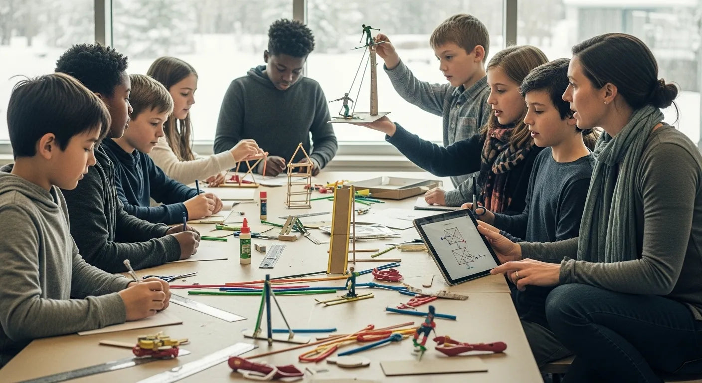 Winter Ski STEM Challenge: Design, Build, & Learn! | I'm the Chef Too