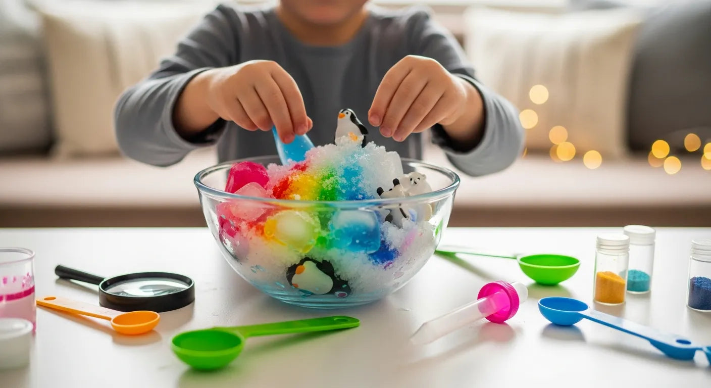 Winter Wonderland STEM: Experiments with Snow for Kids | I'm the Chef Too