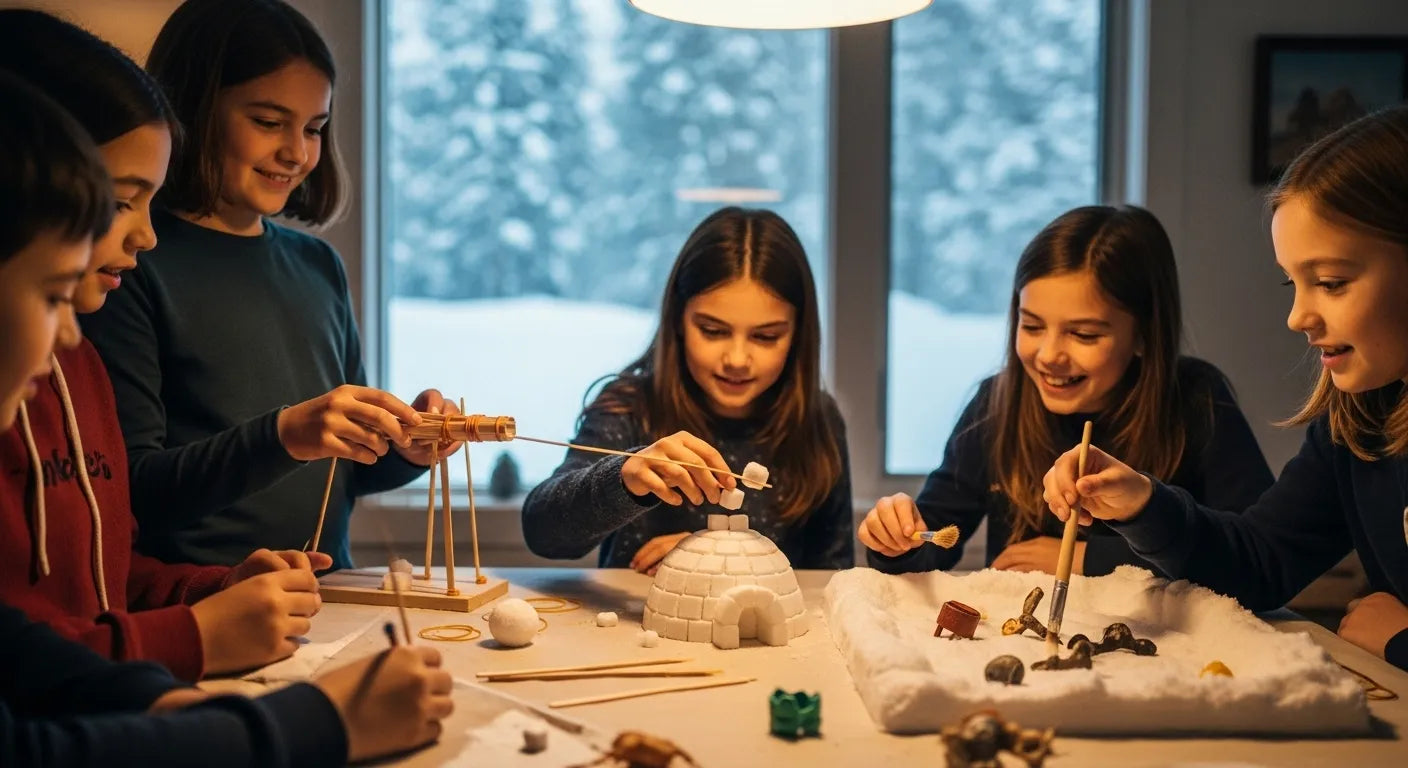 Winter Wonders: Unleashing Snow STEM Challenges at Home | I'm the Chef Too