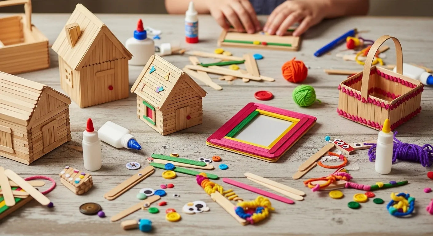 100 Popsicle Stick Crafts: Endless Kid Fun | I'm the Chef Too