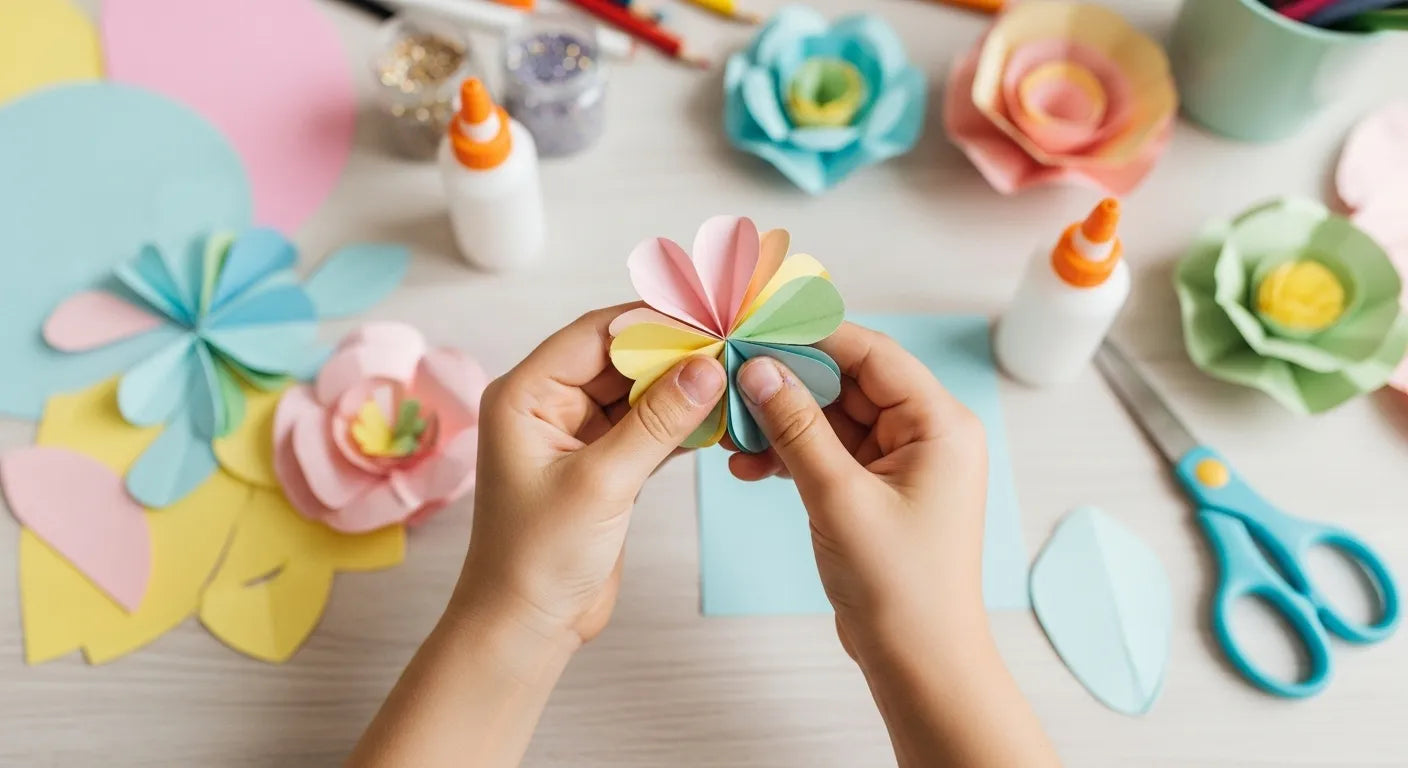 3D Flower Craft for Kids: Blooming Fun & Learning | I'm the Chef Too