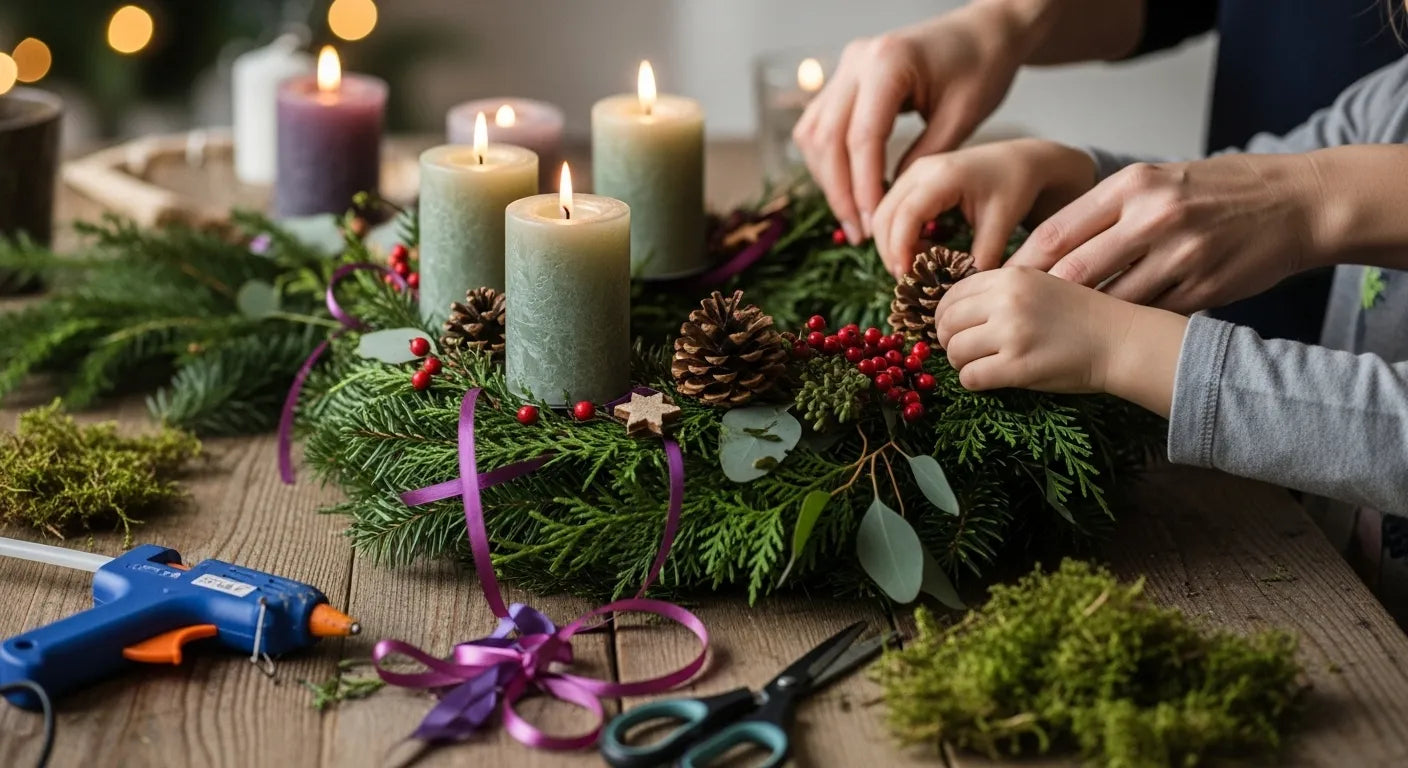 Advent Wreath Kids Craft: Fun, Meaningful Family Creations | I'm the ...