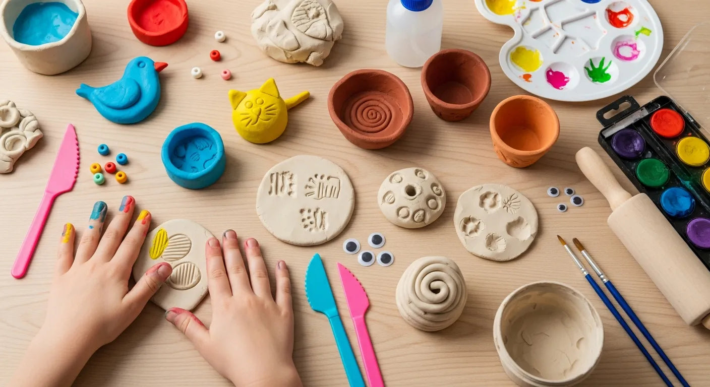 Air Dry Clay Kids Craft: Fun & Easy Creations for Curious Minds | I'm ...