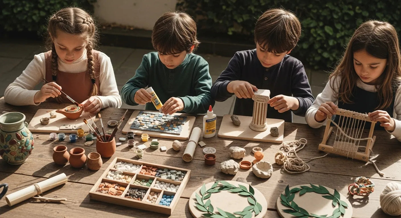 Ancient Rome Crafts for Kids: History in Your Hands | I'm the Chef Too