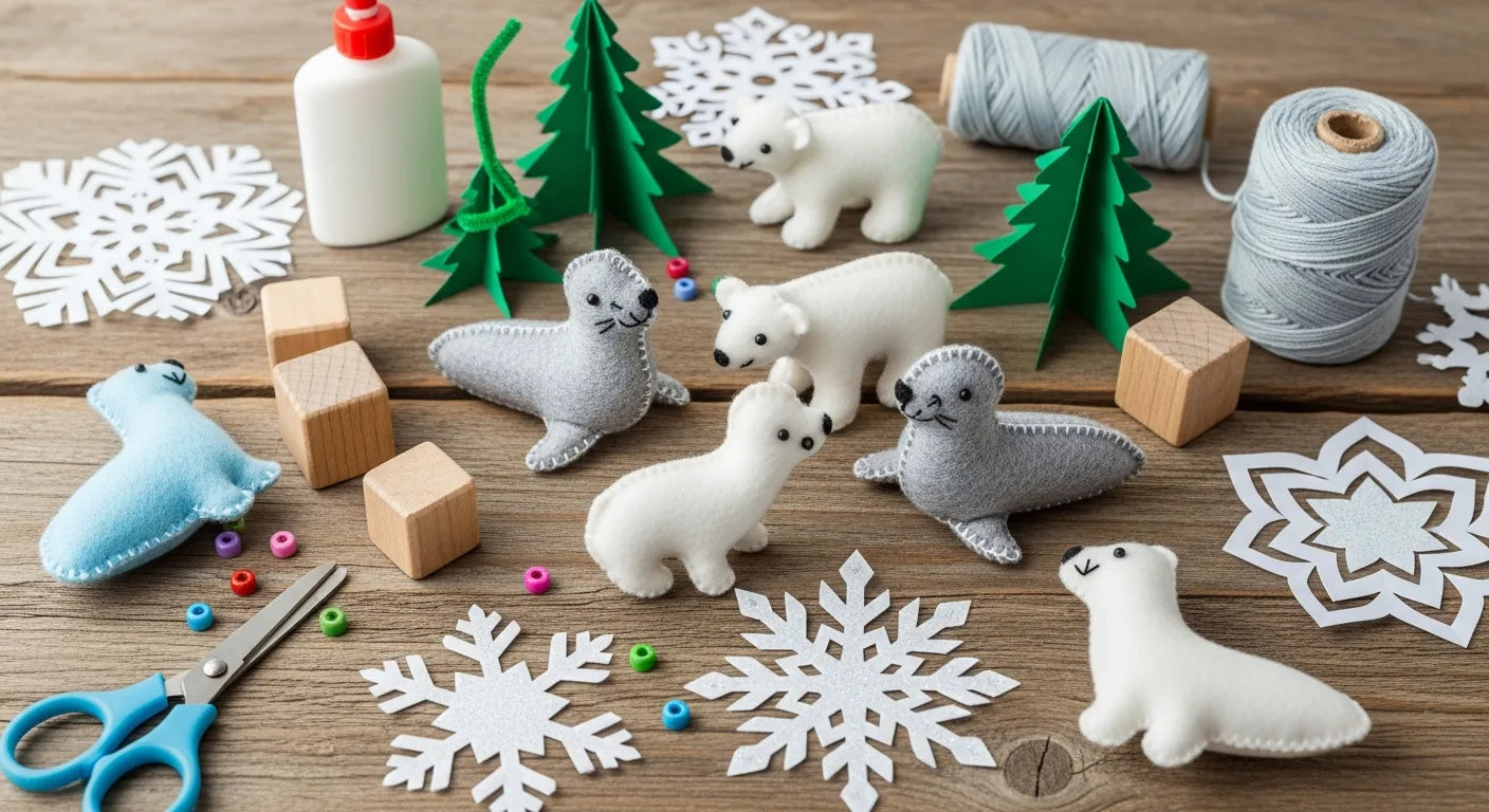 Arctic Crafts for Kids: Winter Wonders & Creative Play | I'm the Chef Too