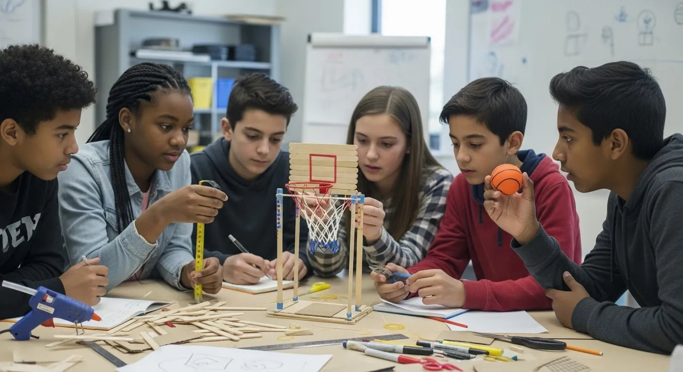 Basketball Hoop STEM Challenge: Design, Build & Score! | I'm the Chef Too