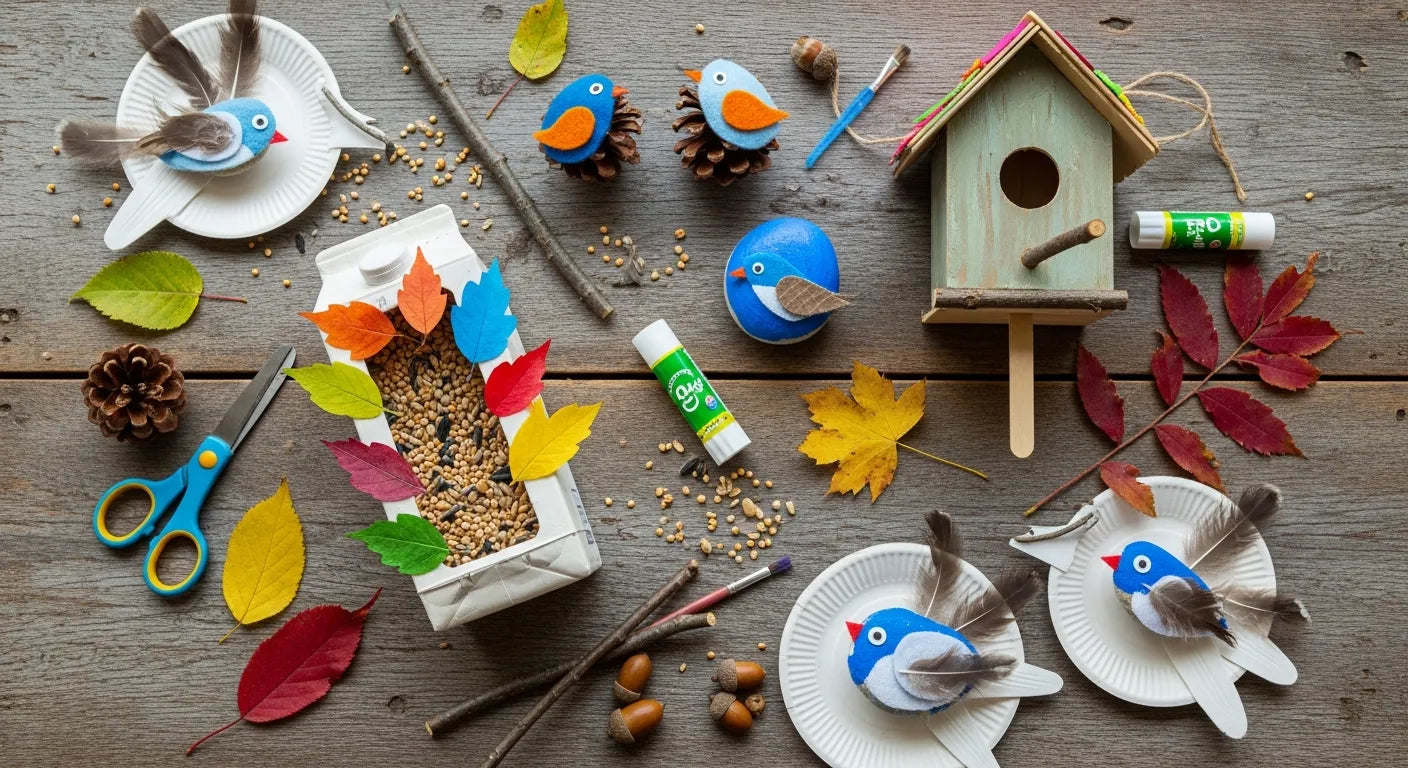 Bird Crafts for Kids: Nature's Art for Little Hands | I'm the Chef Too