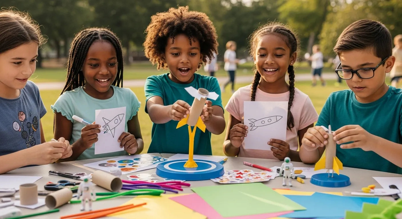 Blast Off! Fun Space STEM Challenges for Kids | I'm the Chef Too