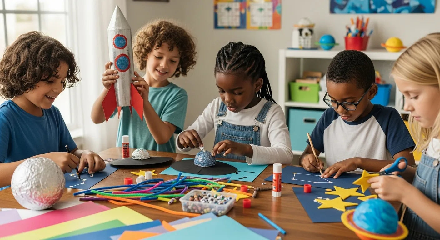 Blast Off: Stellar Kids Space Crafts | I'm the Chef Too