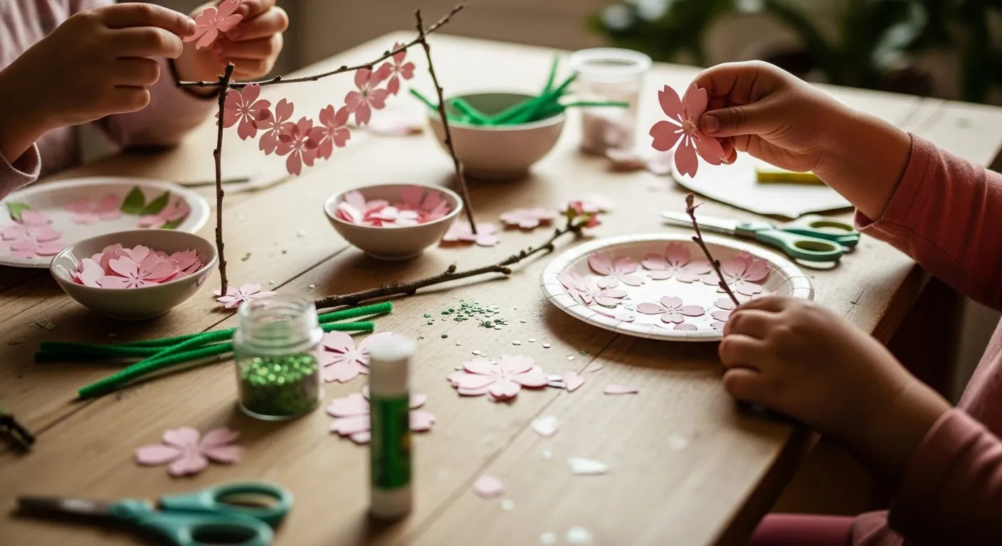 7 Fun Cherry Blossom Crafts for Kids: Spring DIY Projects