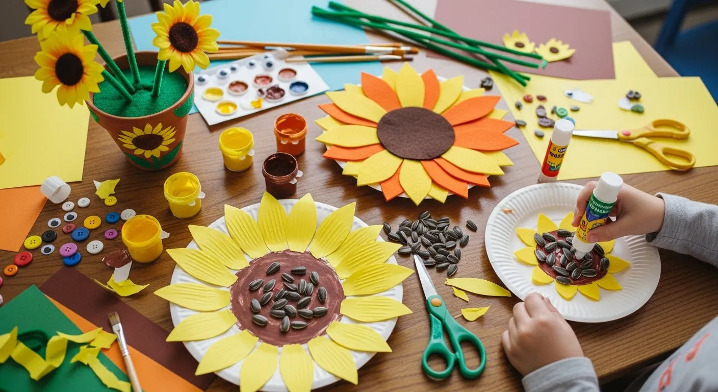 Blooming Fun: Engaging Sunflower Craft Ideas for Kids | I'm the Chef Too