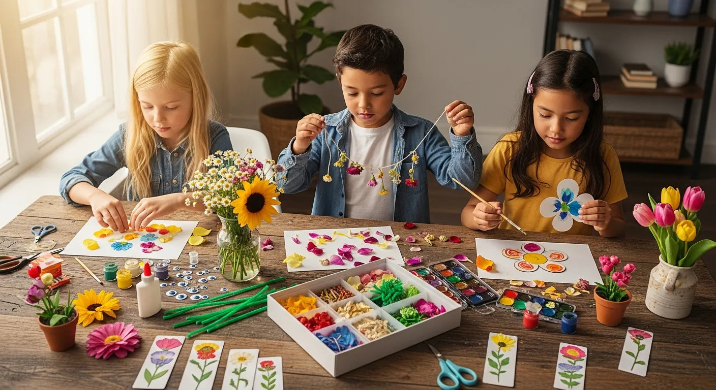 Blossoming Creativity: Engaging Flower Crafts for Kids | I'm the Chef Too