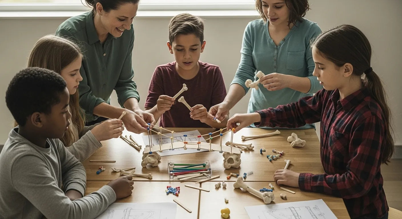 Bone Bridge STEM Challenge: Build & Learn with Kids | I'm the Chef Too