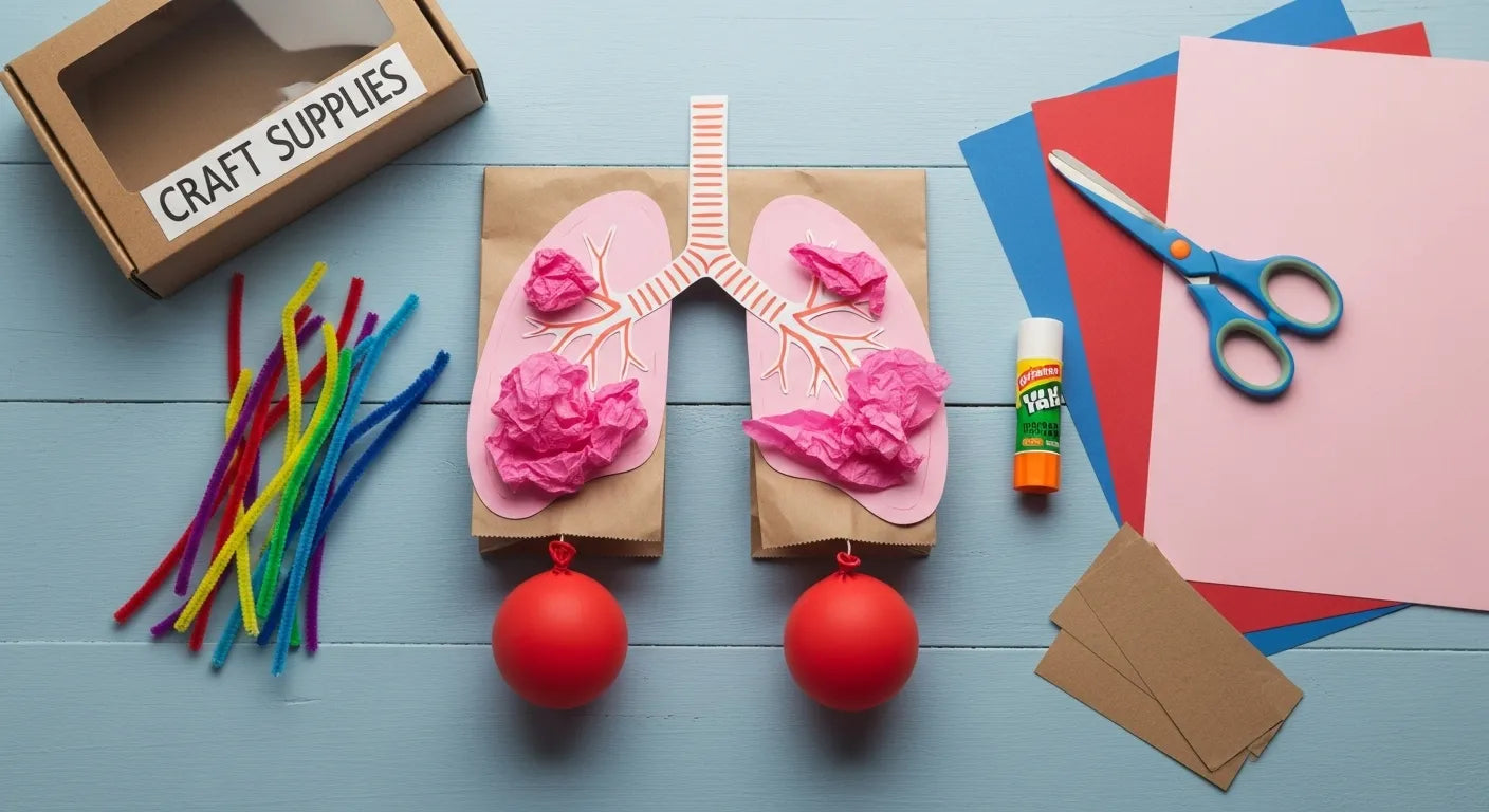 Breath of Fresh Air: Creating a Fun Lung Craft for Kids | I'm the Chef Too