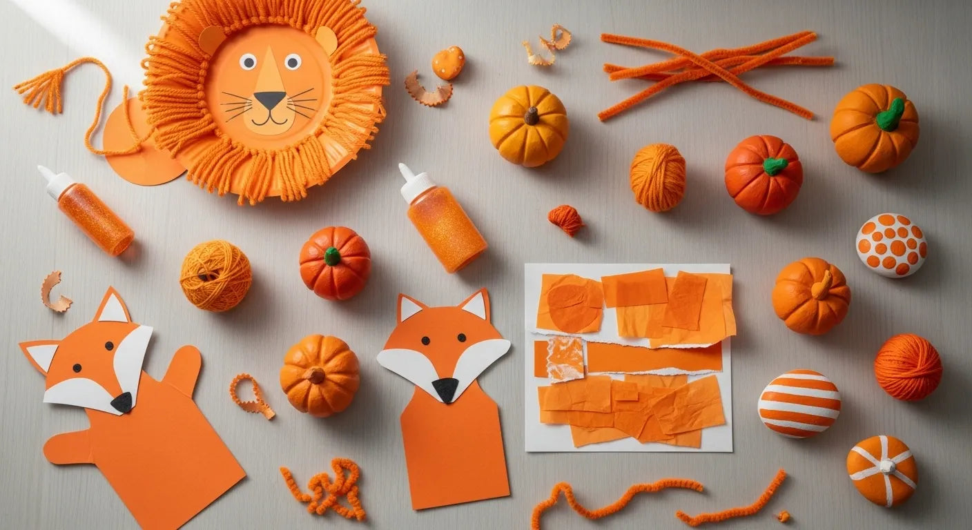 Bright Ideas: Engaging Orange Crafts for Kids | I'm the Chef Too