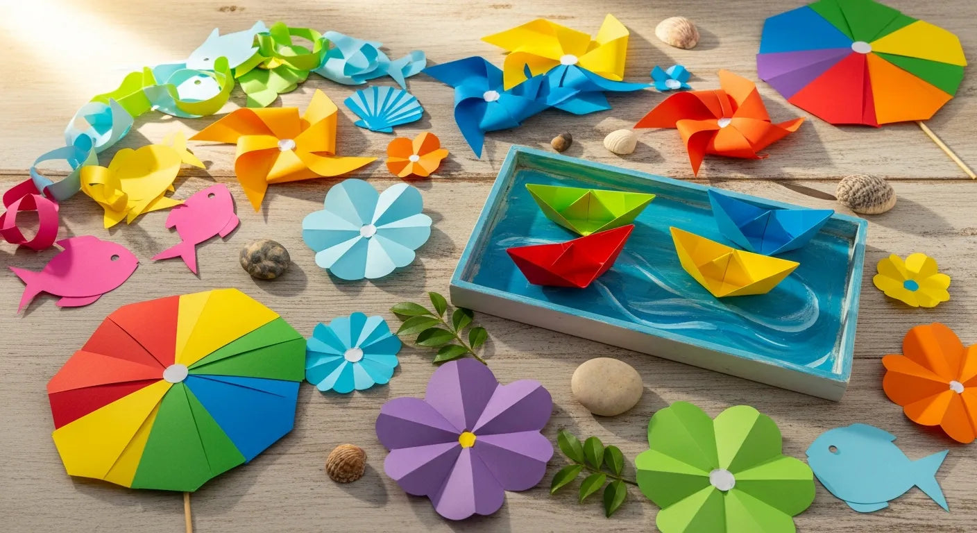 Bright Ideas: Fun Summer Paper Crafts for Kids | I'm the Chef Too