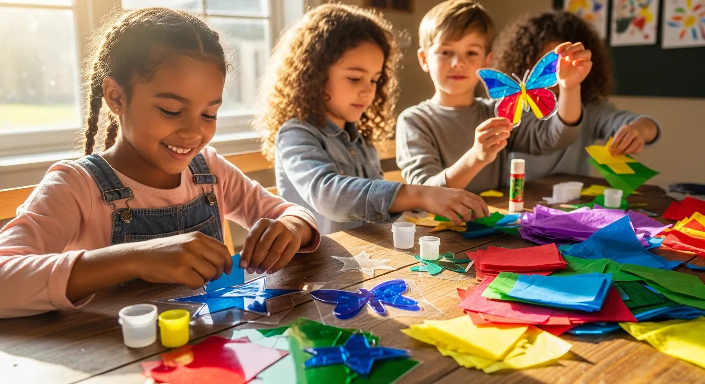 Bright Ideas: Kids Stained Glass Craft Fun | I'm the Chef Too