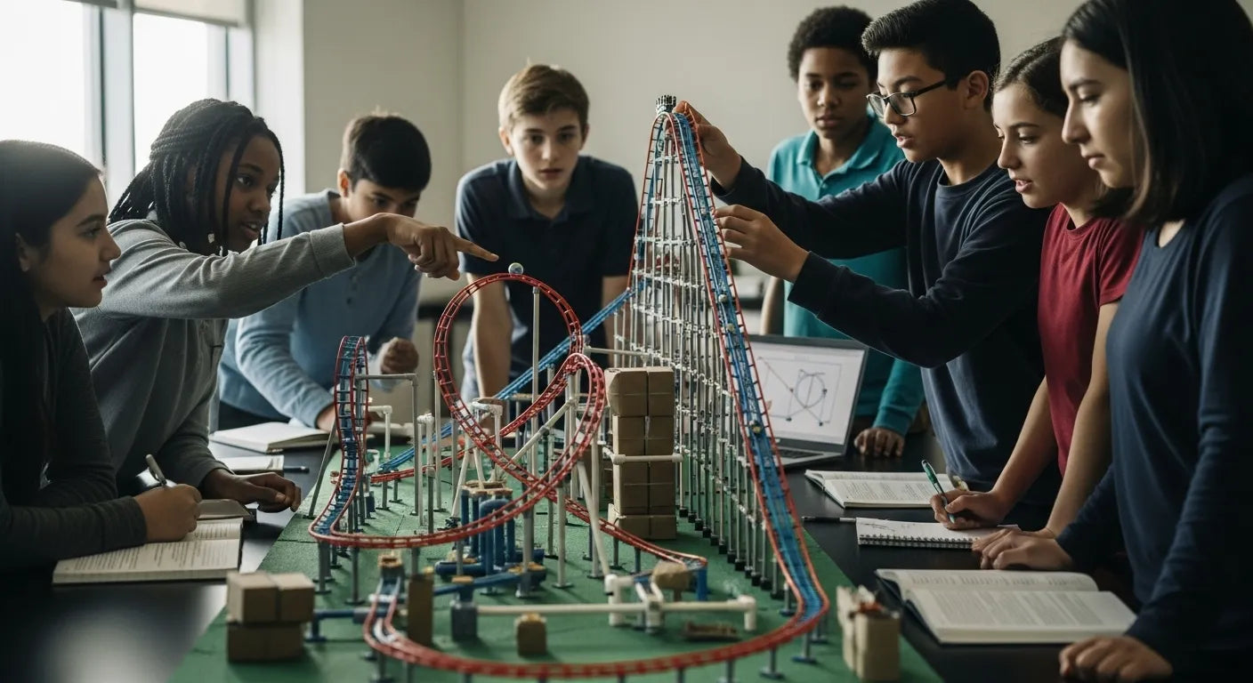 Building Big Thrills: The Ultimate STEM Roller Coaster Project | I'm ...