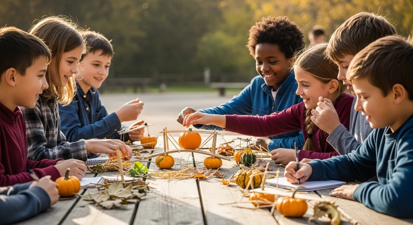 Building Fun: The Pumpkin Bridge STEM Challenge for Kids | I'm the Chef Too
