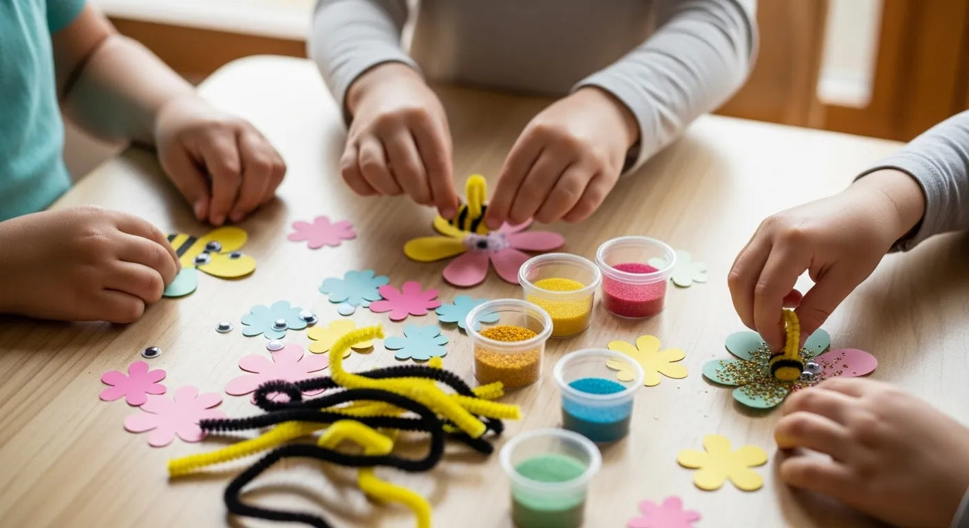 Buzzing with Knowledge: Engaging Pollination Crafts for Kids | I'm the ...