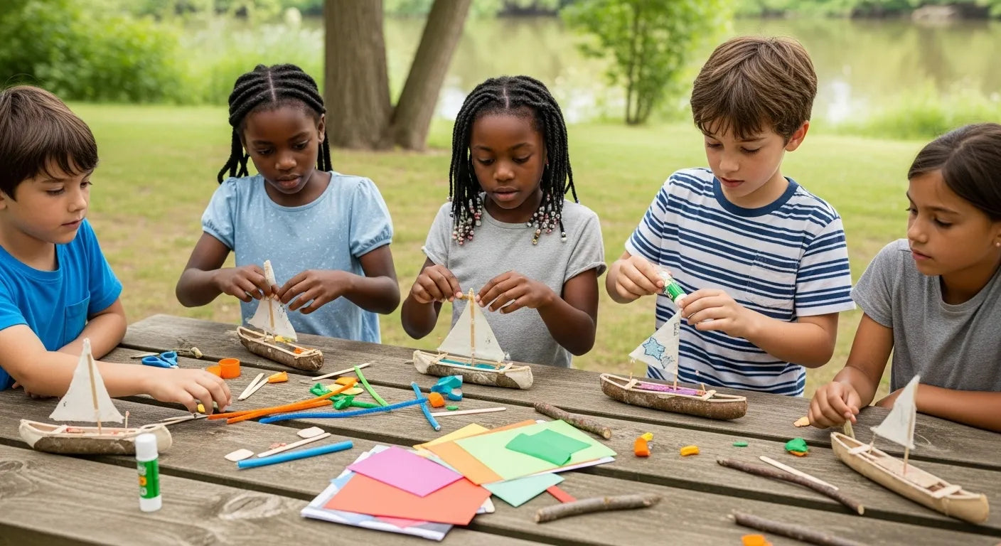 Canoe Craft for Kids: Paddle into STEM & Imagination | I'm the Chef Too
